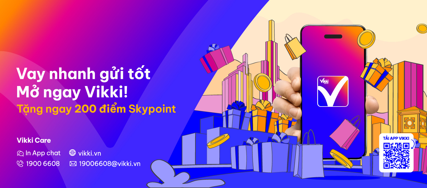 Mở tài khoản, vay vốn, thanh toán dễ dàng tại Ngân hàng Số Vikki