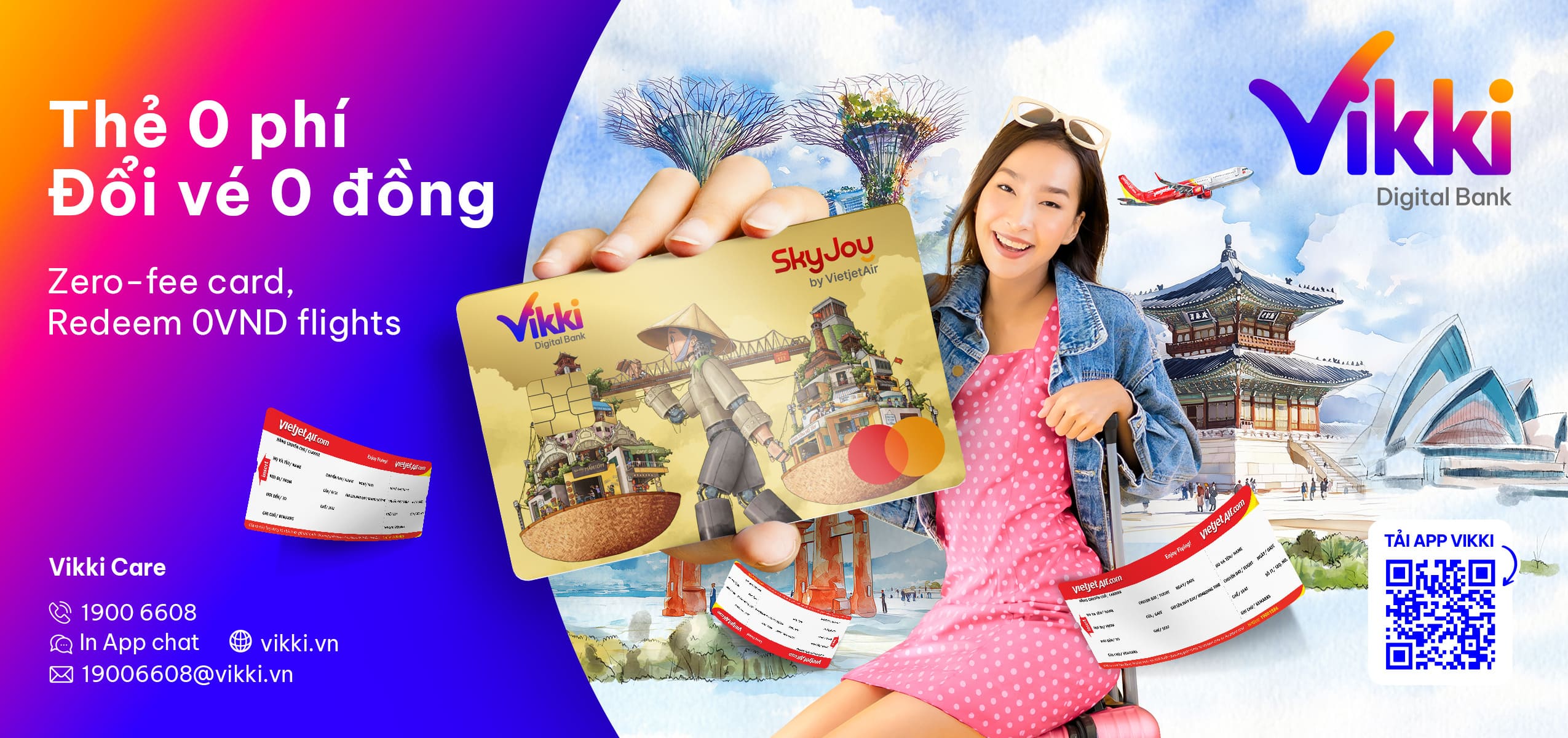 Travel Card - Ngân hàng Số Vikki