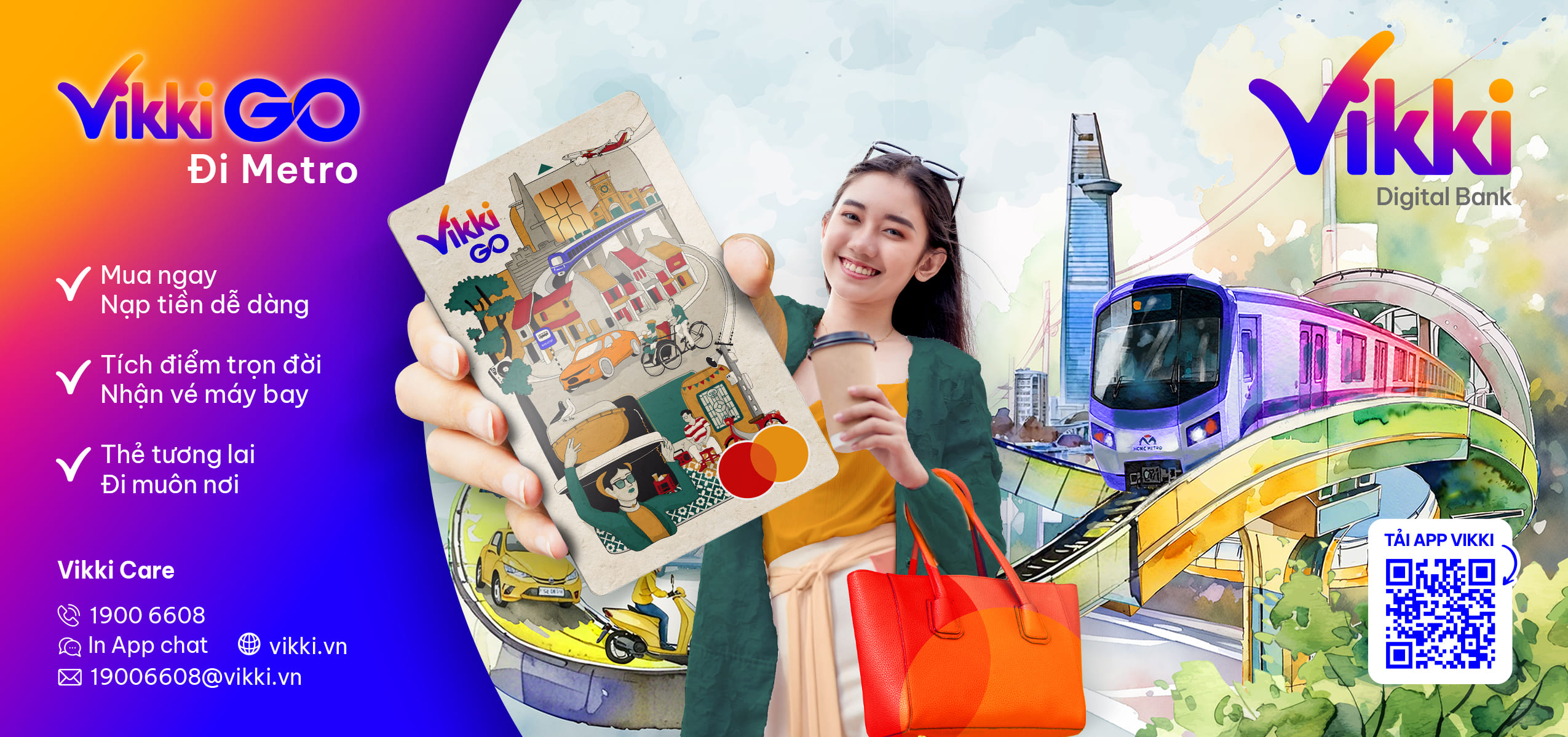 Thẻ trả trước VikkiGO - Ngân hàng Số Vikki