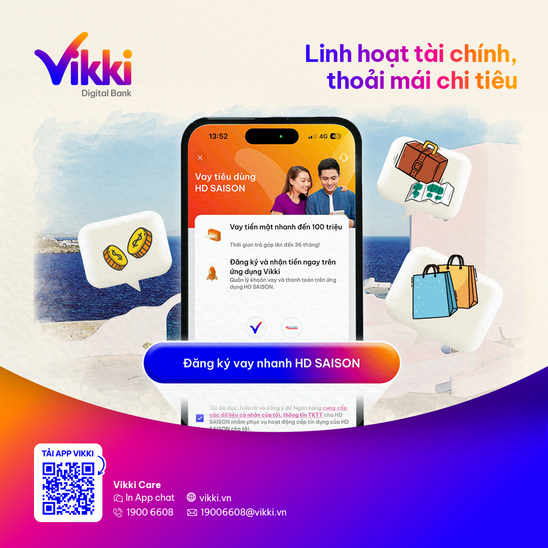 'Cứu cánh' sắm Tết với khoản vay tiêu dùng trên app Vikki - Ngân hàng ...