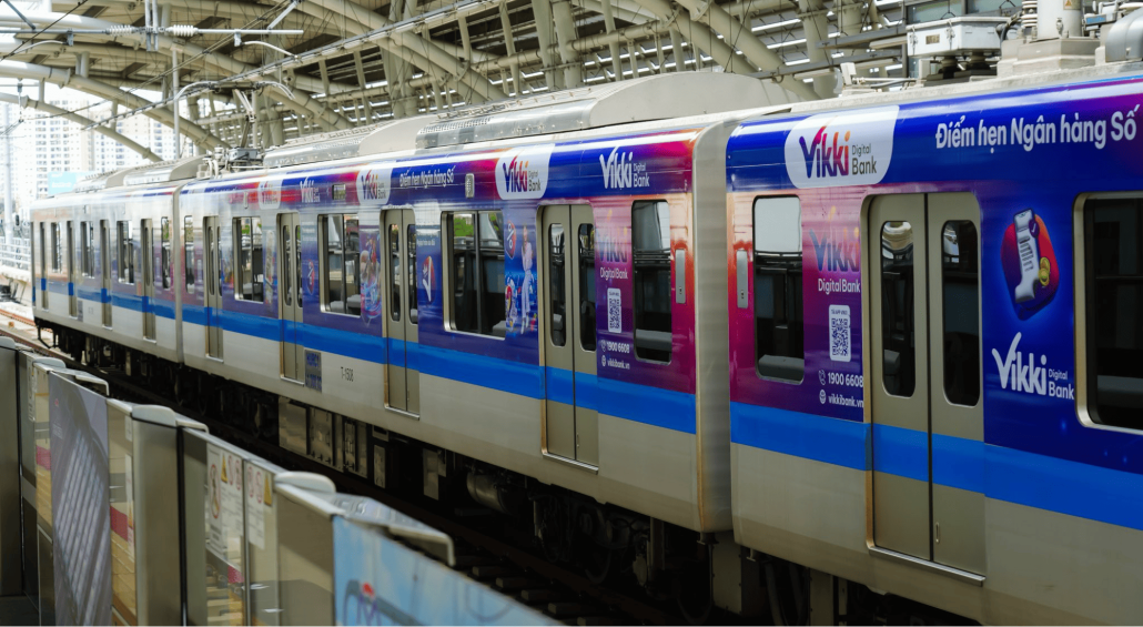 Đi Metro tự do cùng VikkiGO - Ngân hàng Số Vikki