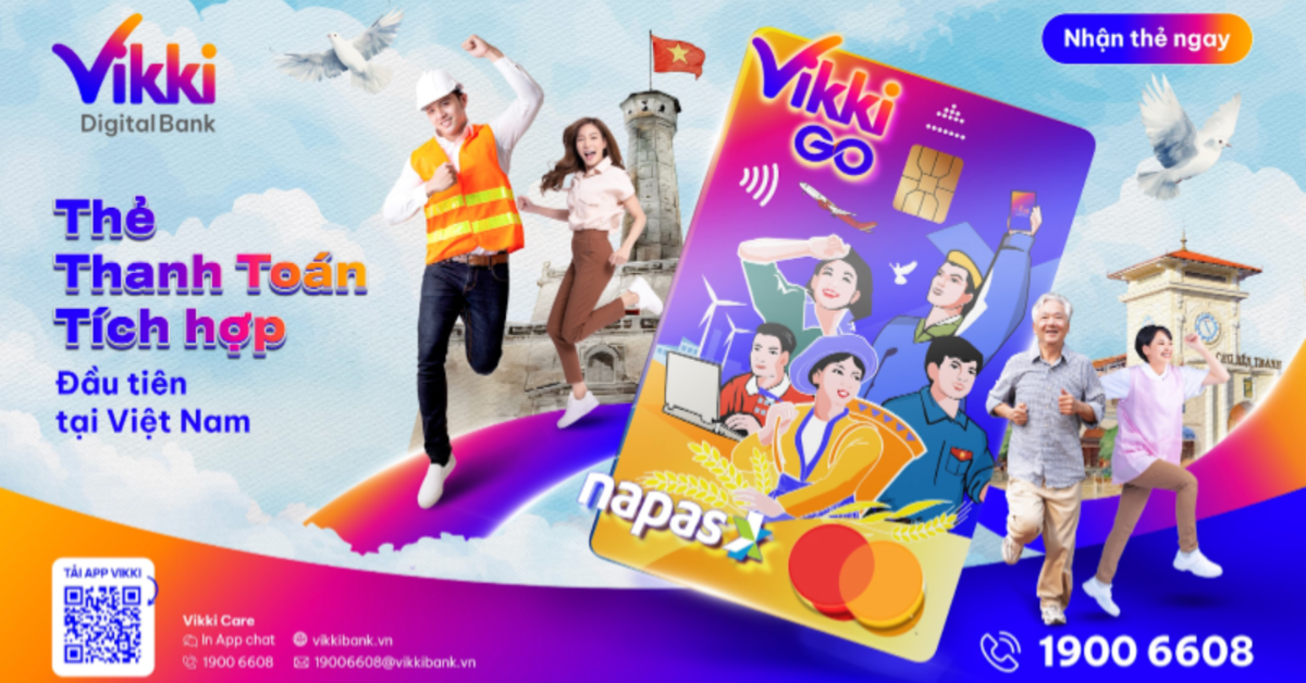 Vikki ra mắt Thẻ Thanh toán tích hợp VikkiGO phiên bản mới thuộc Bộ sưu ...